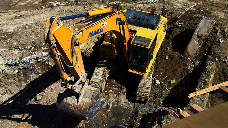 Construction and reconstruction of landing decks for «Azalhelikopter ...